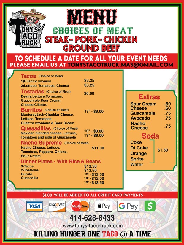 Tony's Taco Truck – KILLING HUNGER ONE TACO @ A TIME